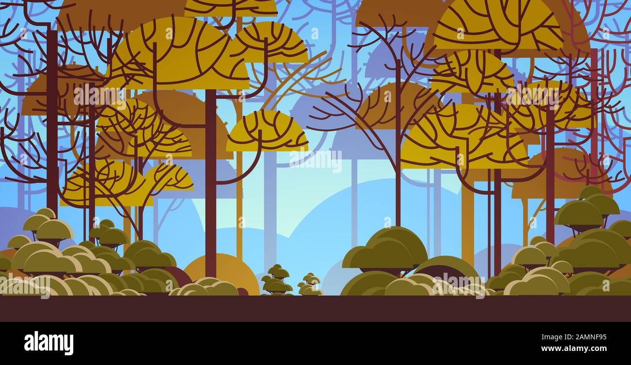 Foliage nature horizontal outdoors Stock Vector Images - Alamy