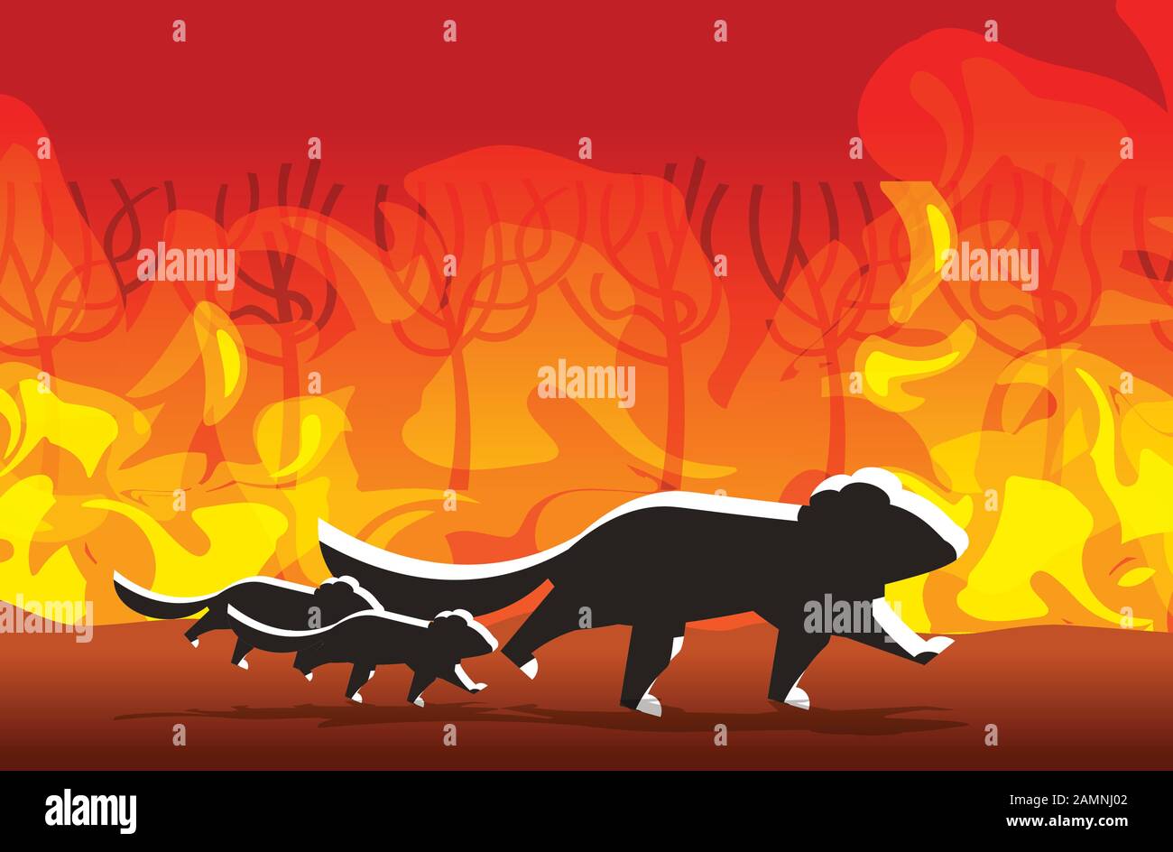 Tasmanian devils and australia Stock Vector Images - Alamy