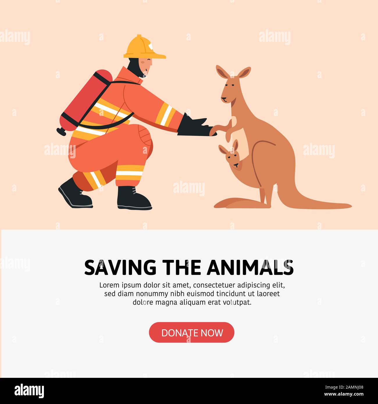 Firefighter forest Stock Vector Images - Alamy