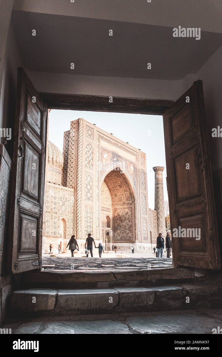 UZBEKISTAN, SAMARKANDA 2019: Architecture of Samarkanda Stock Photo - Alamy