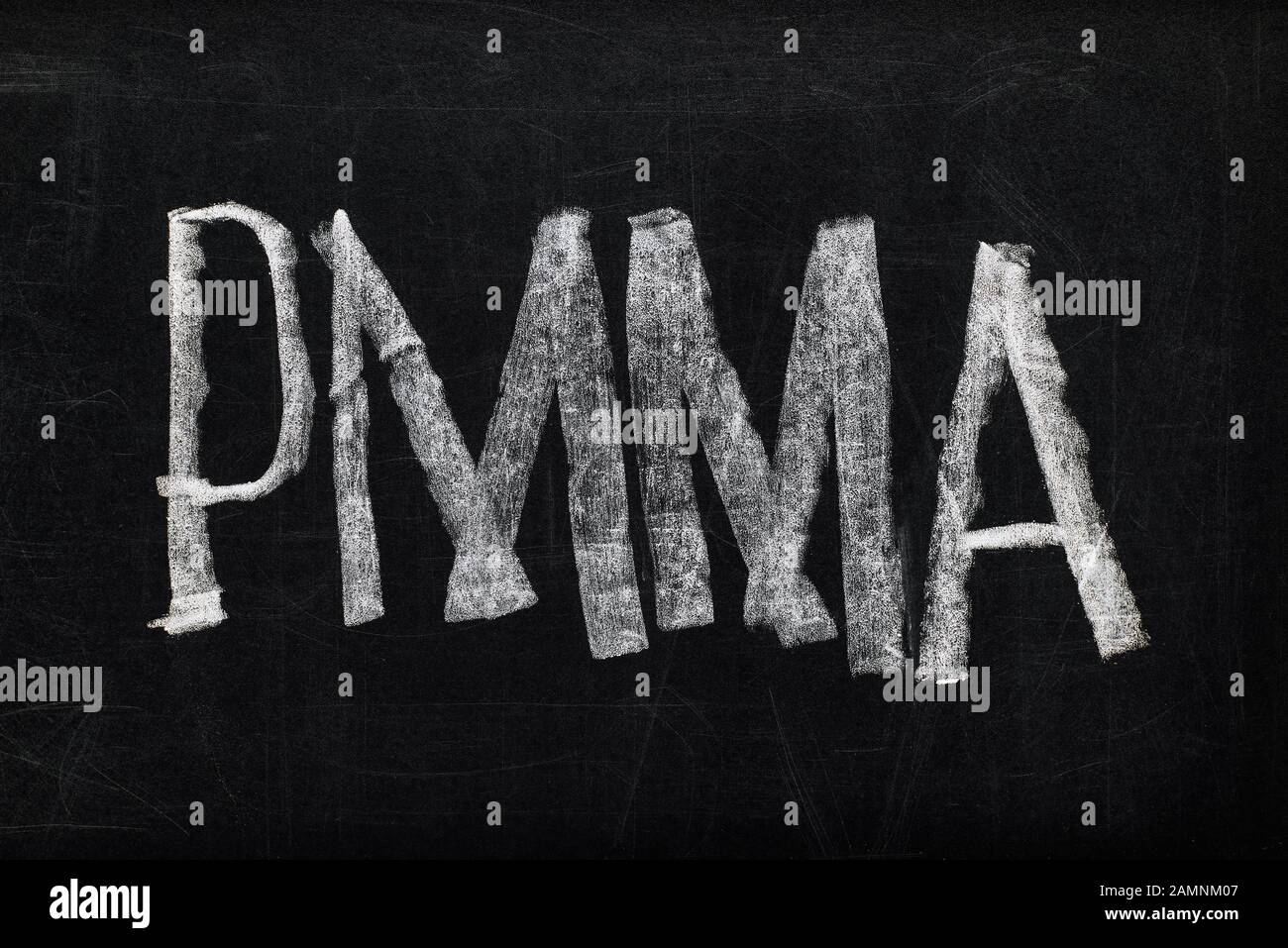 top view of black chalk board with lettering PMMA Stock Photo - Alamy