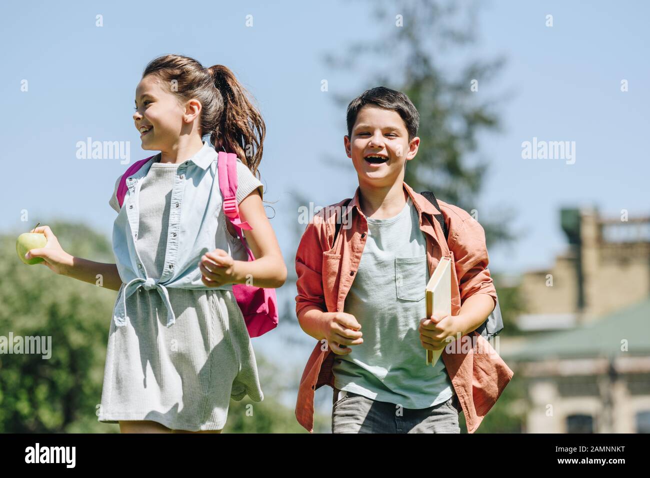 Two classmates outside hi-res stock photography and images - Alamy