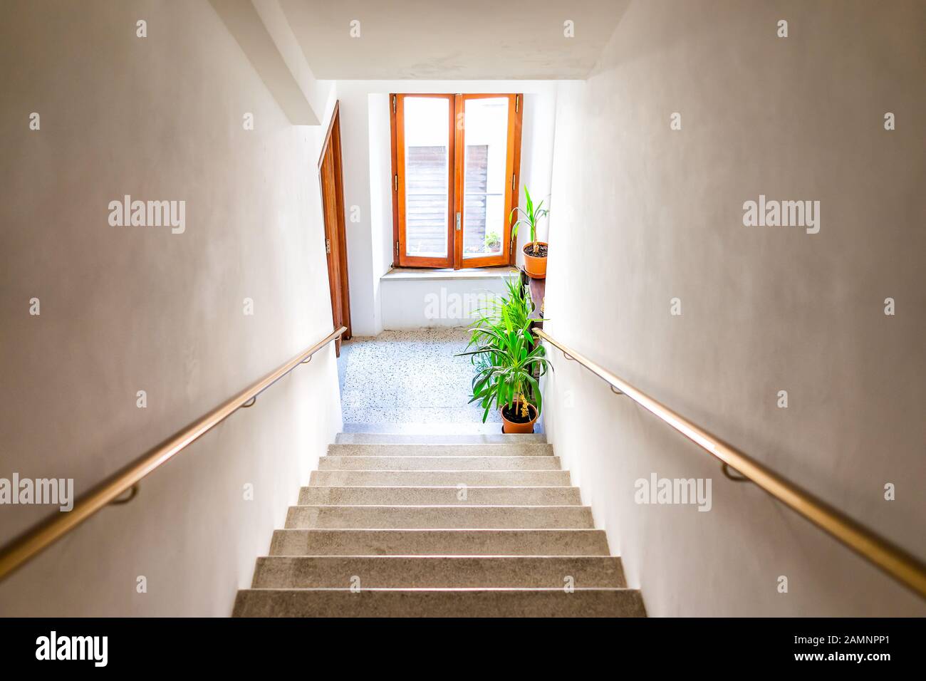 Interior Stairs Handrail High Resolution Stock Photography and Images ...