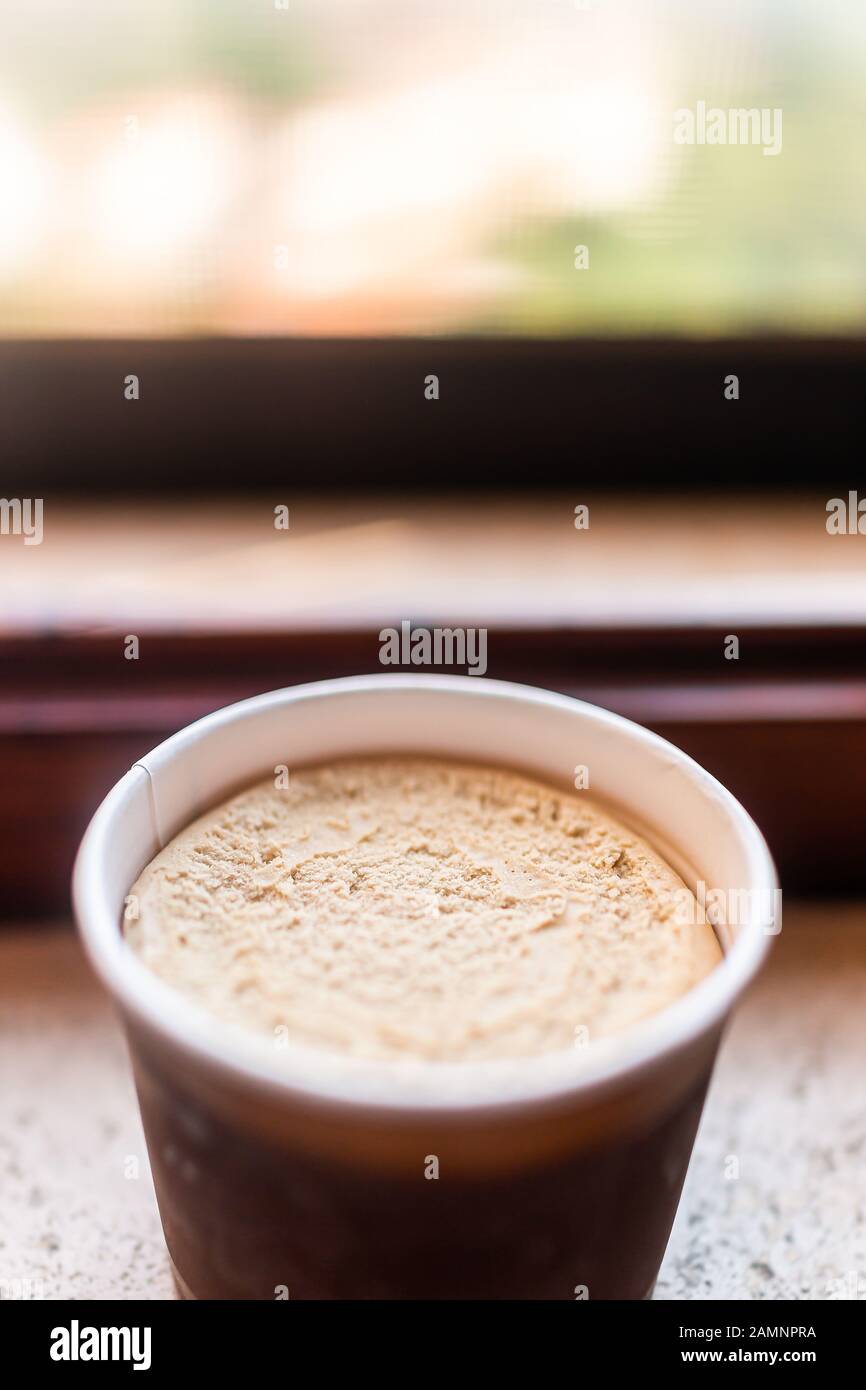 Coffee soft serve ice cream hi-res stock photography and images - Alamy