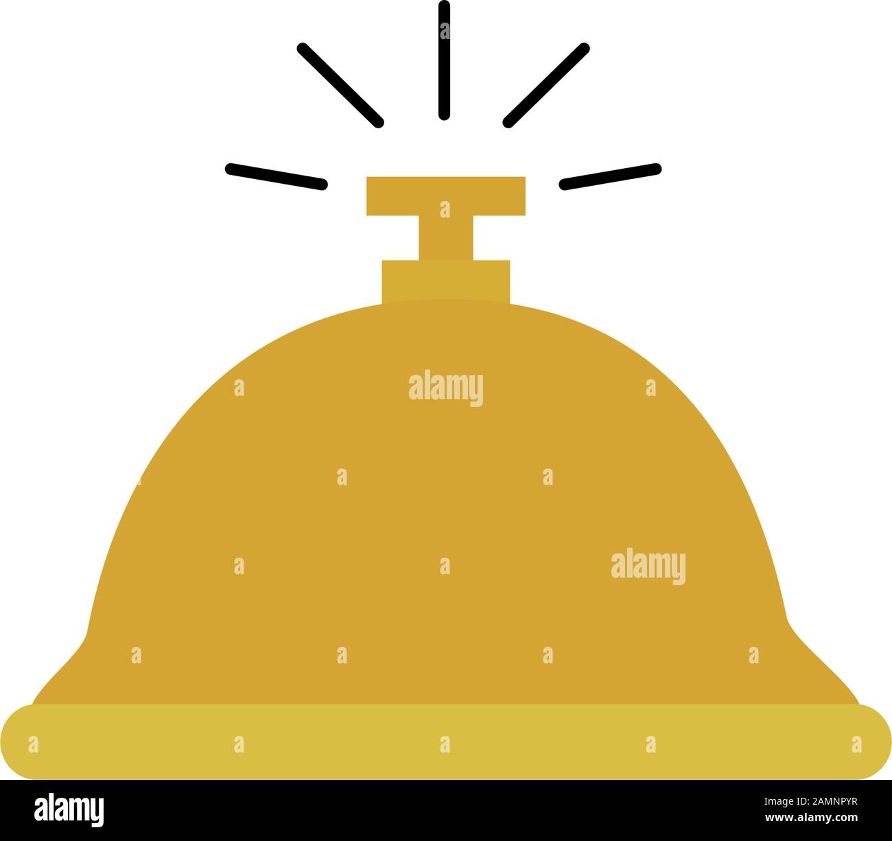 Isolated hotel bell icon vector design Stock Vector Image & Art - Alamy