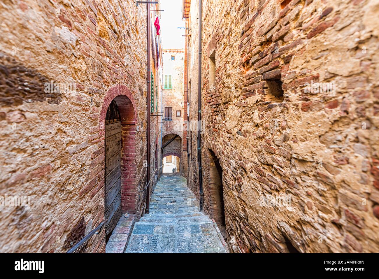 Narrow steep pathway and steps hi-res stock photography and images - Alamy
