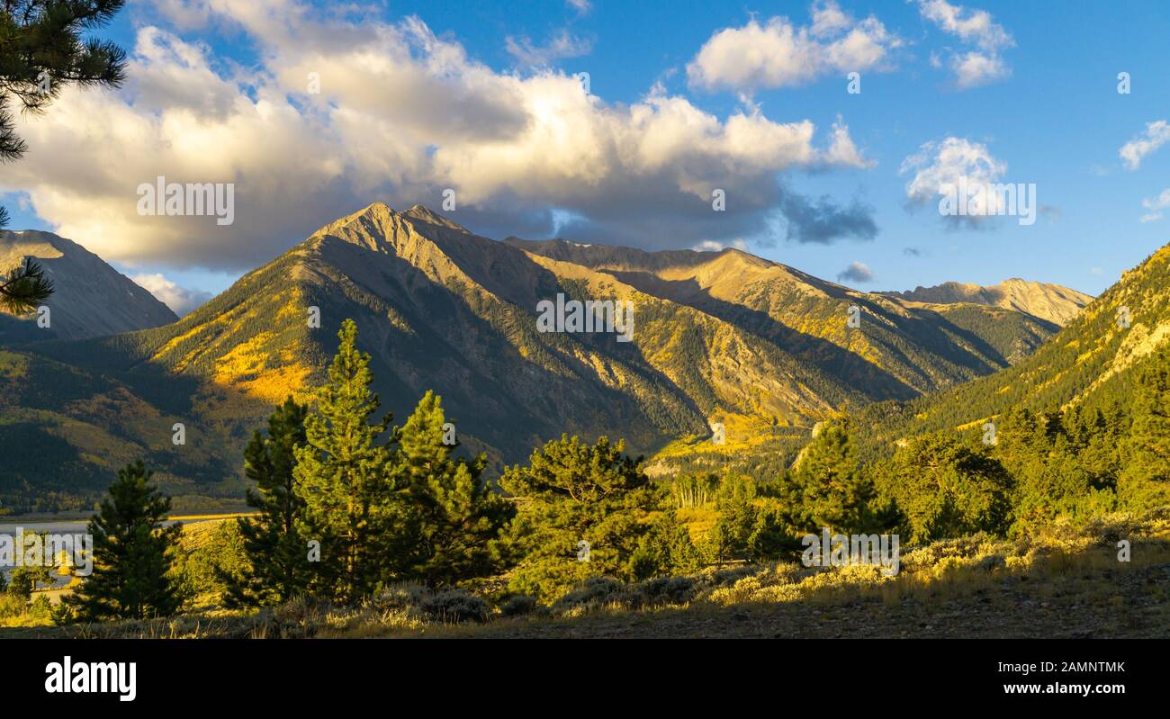 Fall in Twin Lakes, Colorado Stock Photo - Alamy