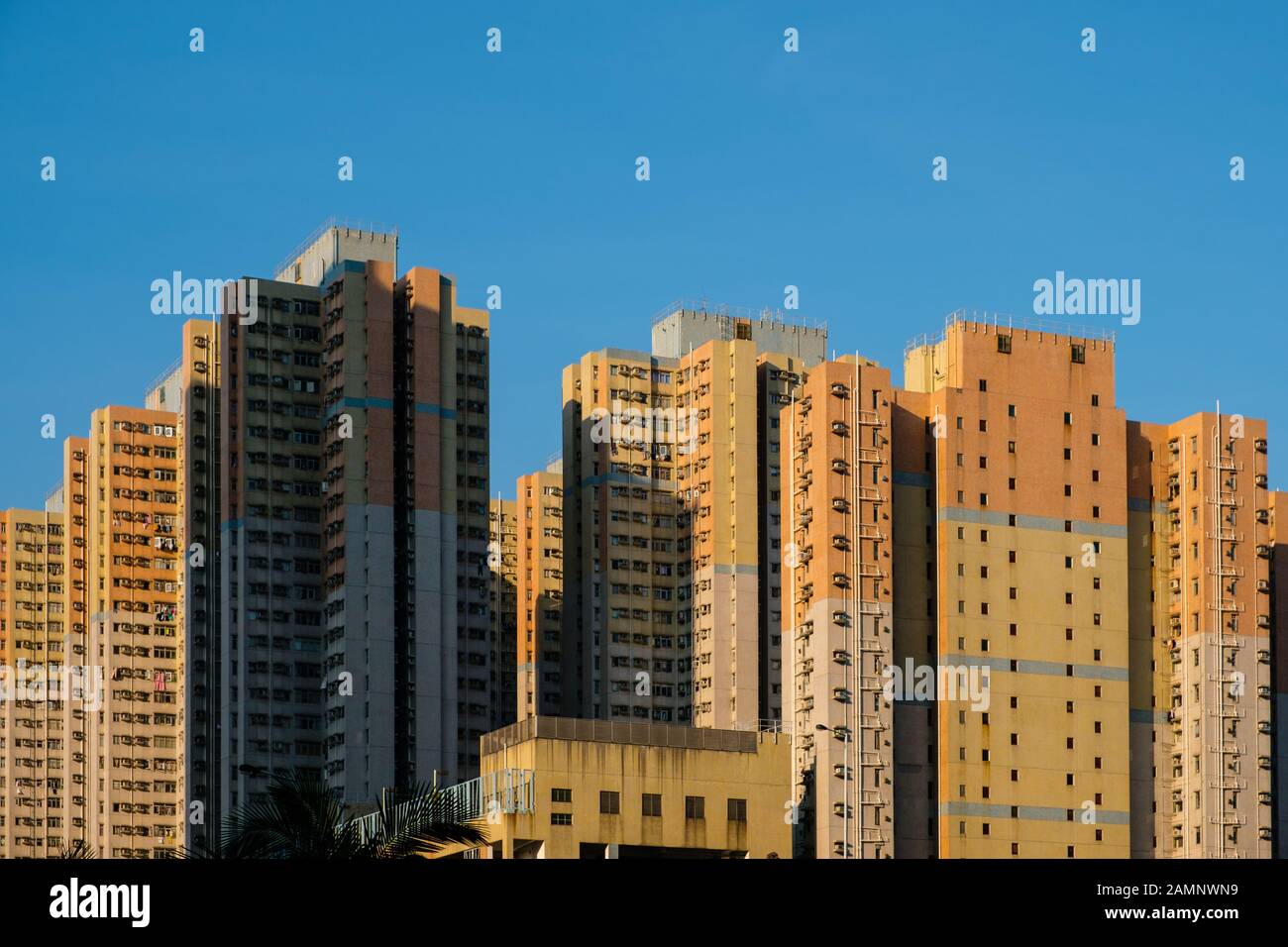 huge residential buildings, highrise apartment building block Stock ...