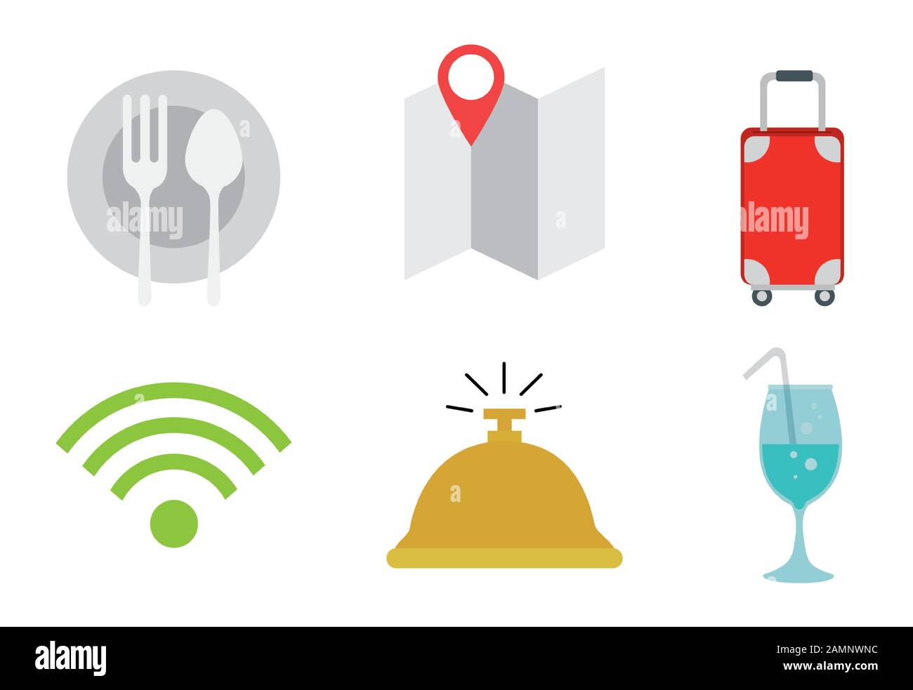 Isolated hotel icon set vector design Stock Vector Image & Art - Alamy