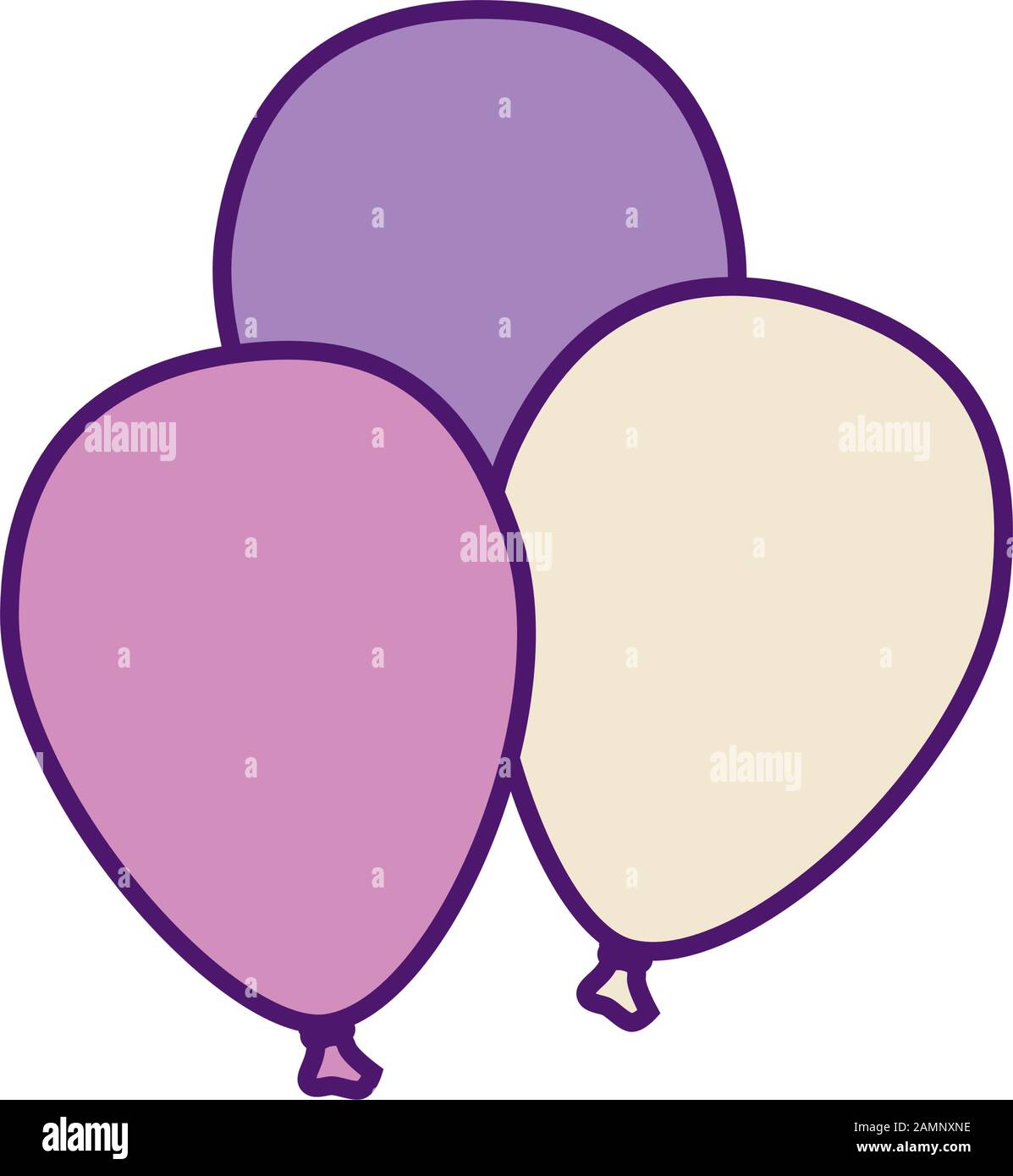 Party and celebration balloons vector design Stock Vector Image & Art ...