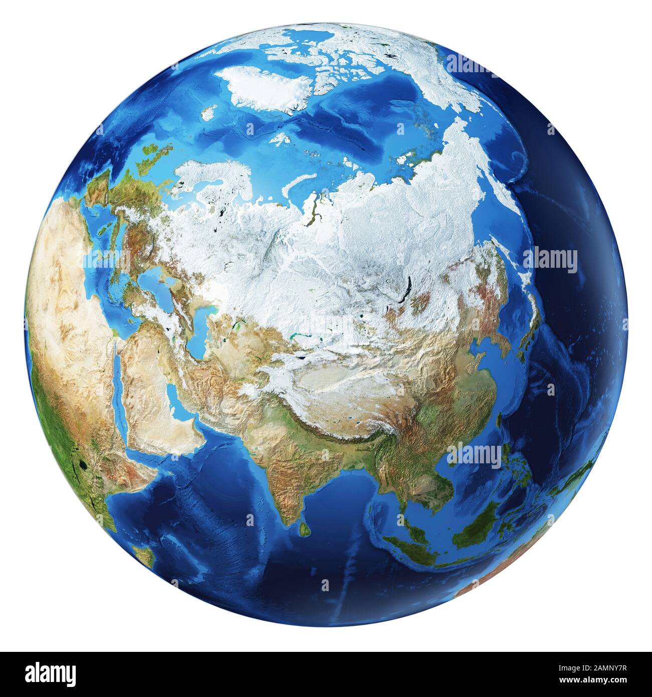 Asia continent maps Cut Out Stock Images & Pictures - Alamy