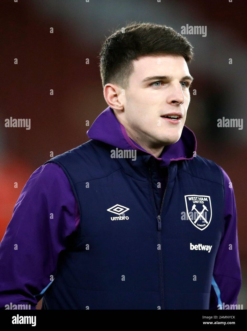 West Ham United's Declan Rice Stock Photo - Alamy