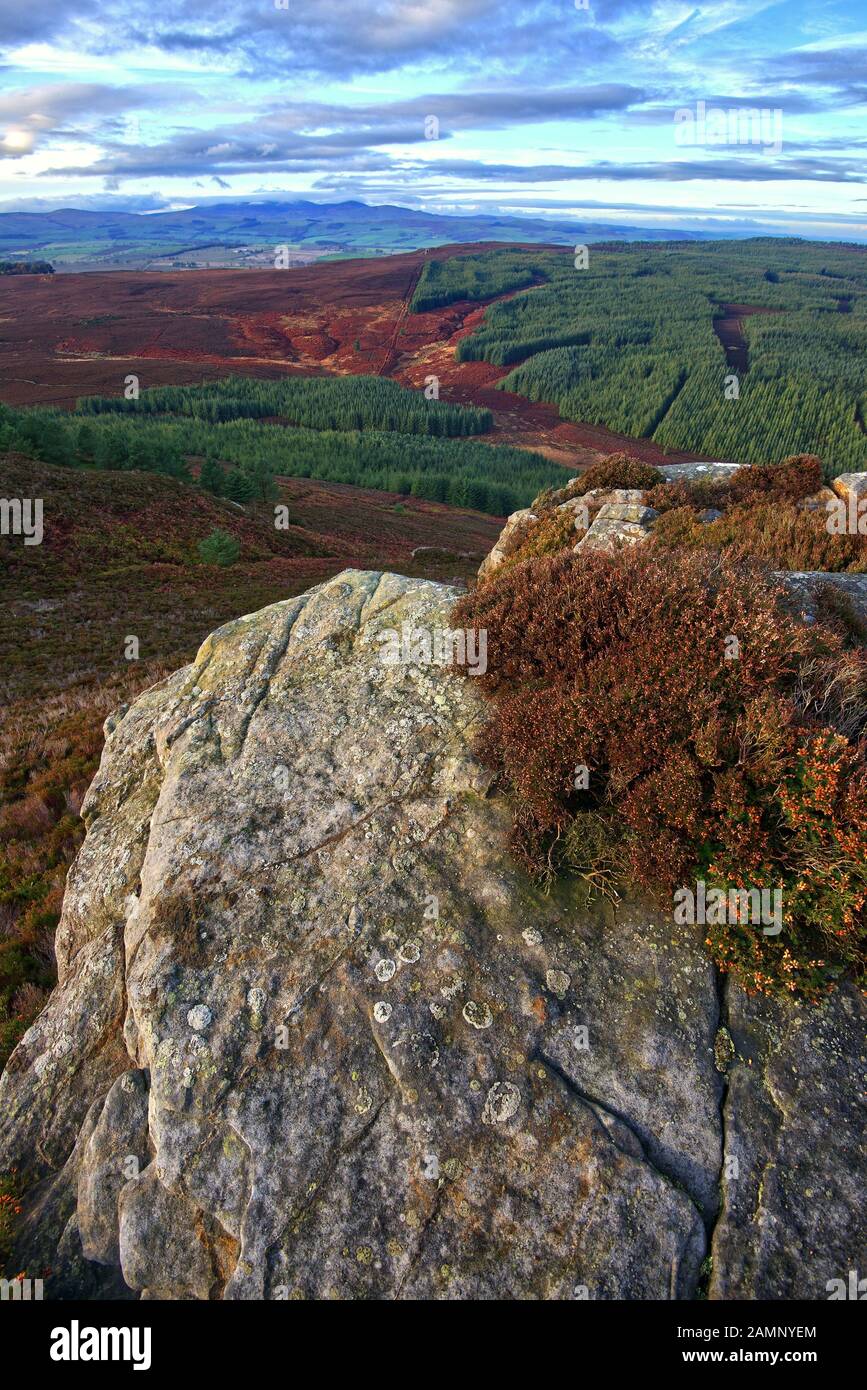 Coe Crags Northumberland UK Stock Photo - Alamy