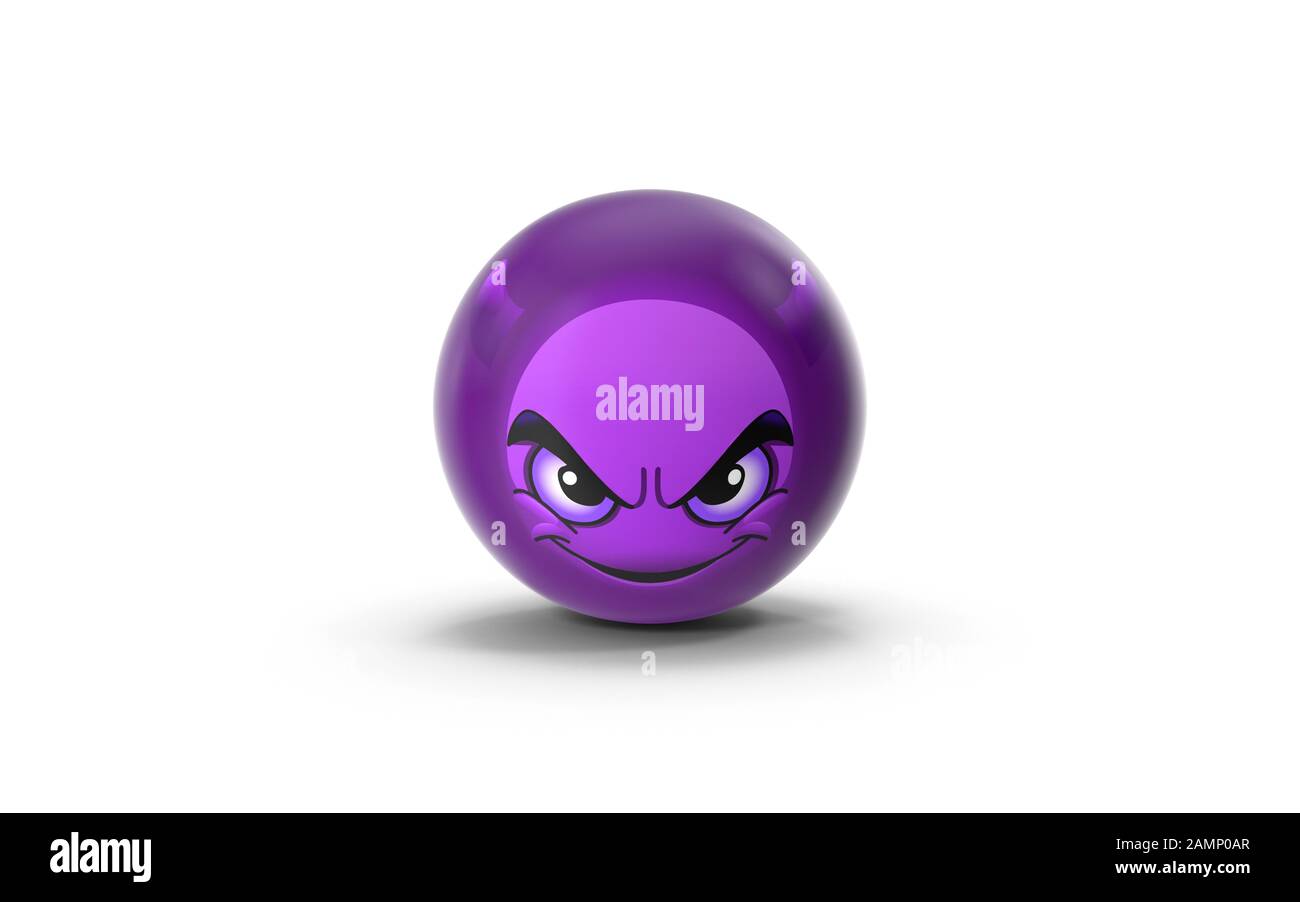 Cartoon style cute 3D emotion on white background. Easy to cut out and ...