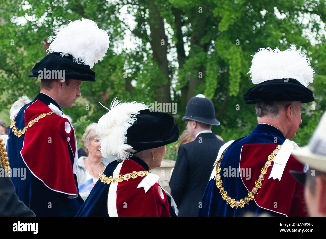 Garter Ceremony, Windsor Castle, Berkshire, UK. 17th June, 2013. The ...
