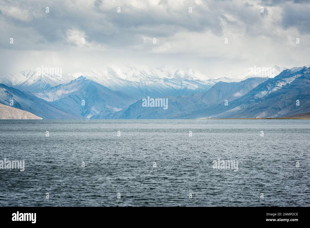 View of Tso Moriri Lake, Ladakh, india Stock Photo - Alamy