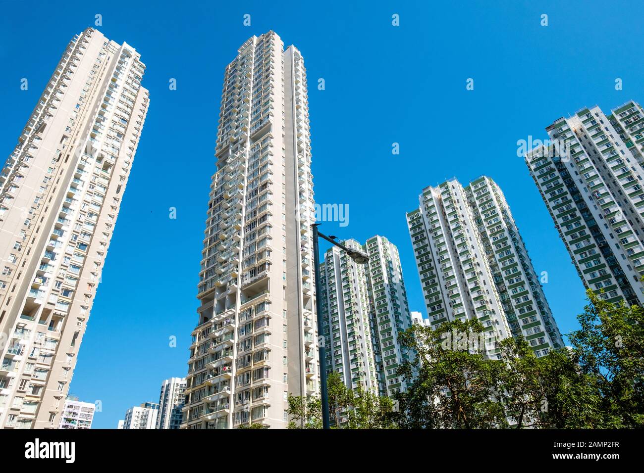 skyscraper apartment buildings, residential real estate, HongKong Stock ...