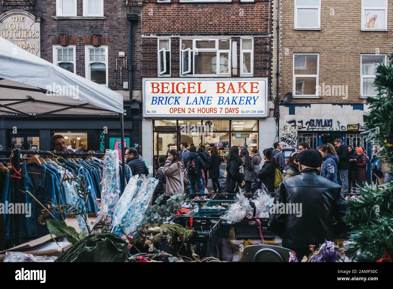 Bagel bake brick lane hi-res stock photography and images - Alamy