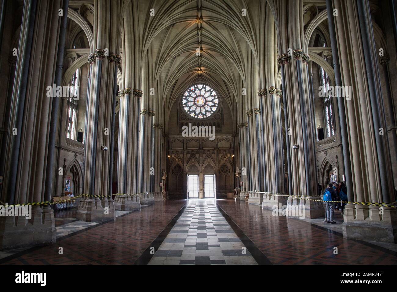 Bristol cathedral stained glass window hi-res stock photography and ...