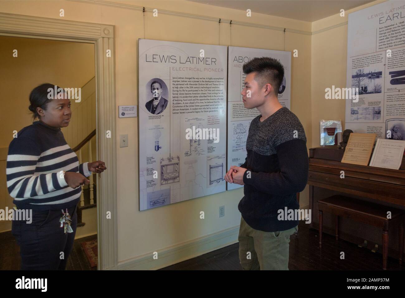Lewis Latimer House in Flushing Queens New York City Stock Photo - Alamy