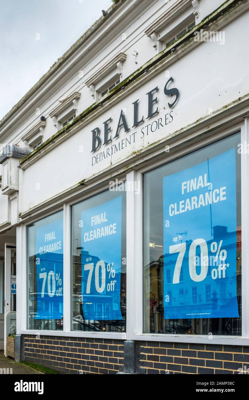 Beales department store, Diss, Norfolk, East Anglia, England, UK Stock ...