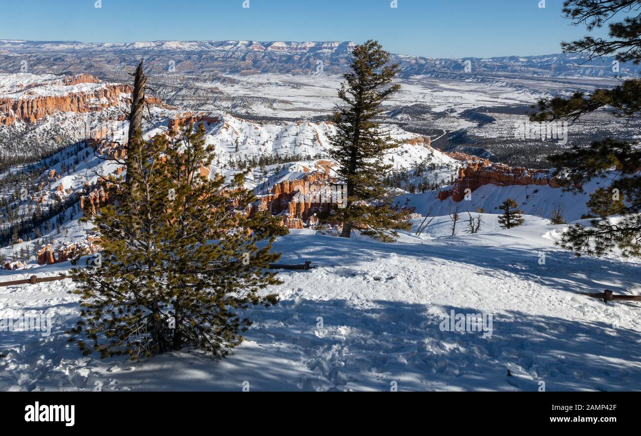 Bryce National Park Utah Winter Landscape Stock Photo - Alamy