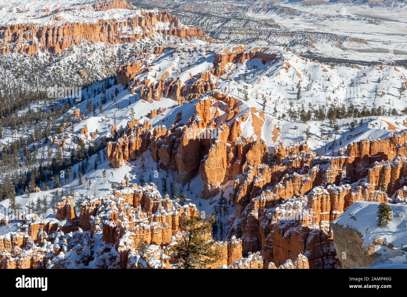 Bryce National Park Utah Winter Landscape Stock Photo - Alamy