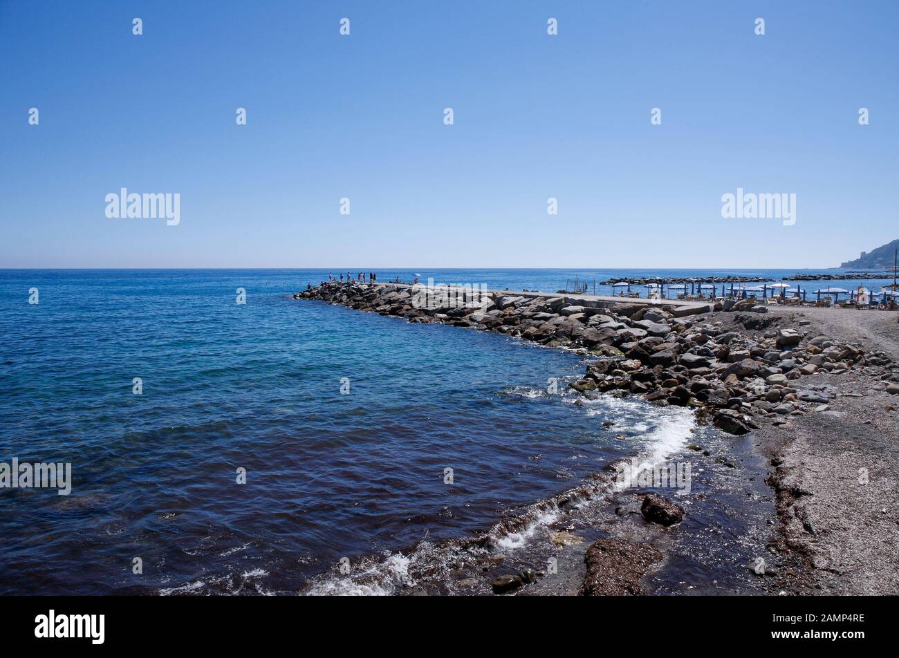 Italy sanremo beach hi-res stock photography and images - Alamy