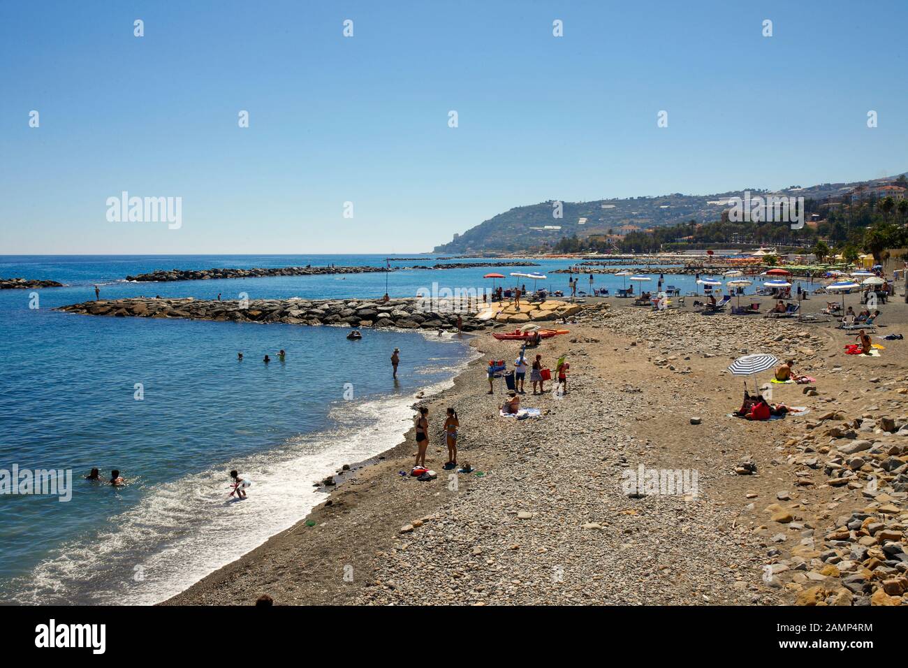 Italy Sanremo Beach High Resolution Stock Photography and Images - Alamy
