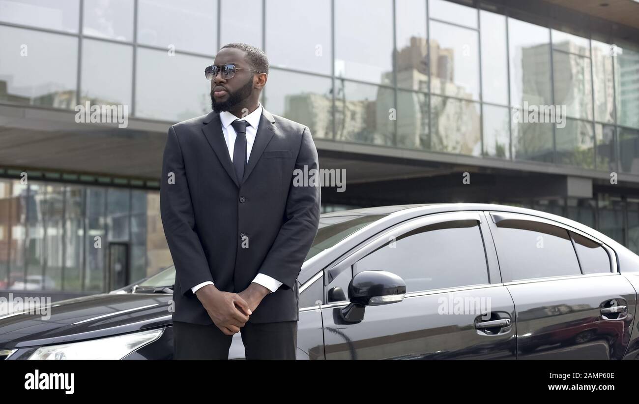 African american male security guard hi-res stock photography and ...