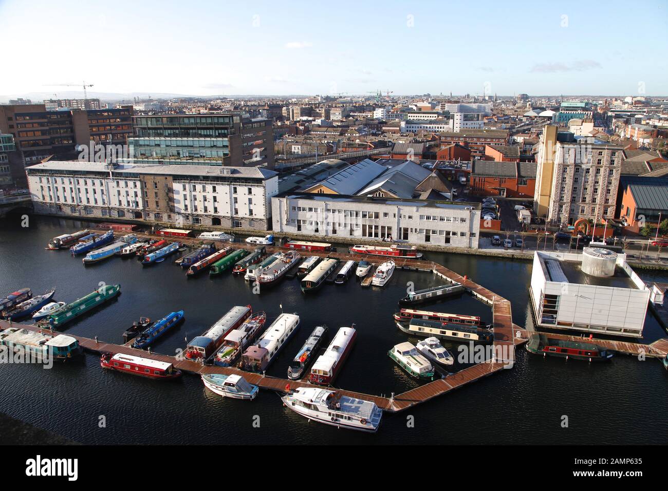 Aerial view of Grand Canal Dock, Dublin, Ireland Stock Photo - Alamy