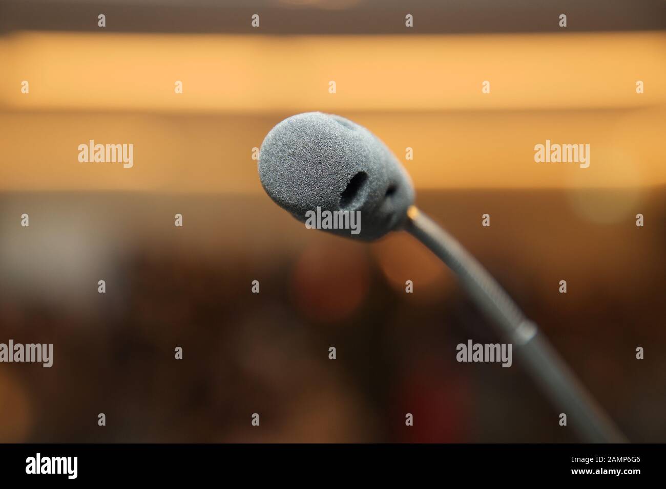Microphone close up conference hi-res stock photography and images - Alamy