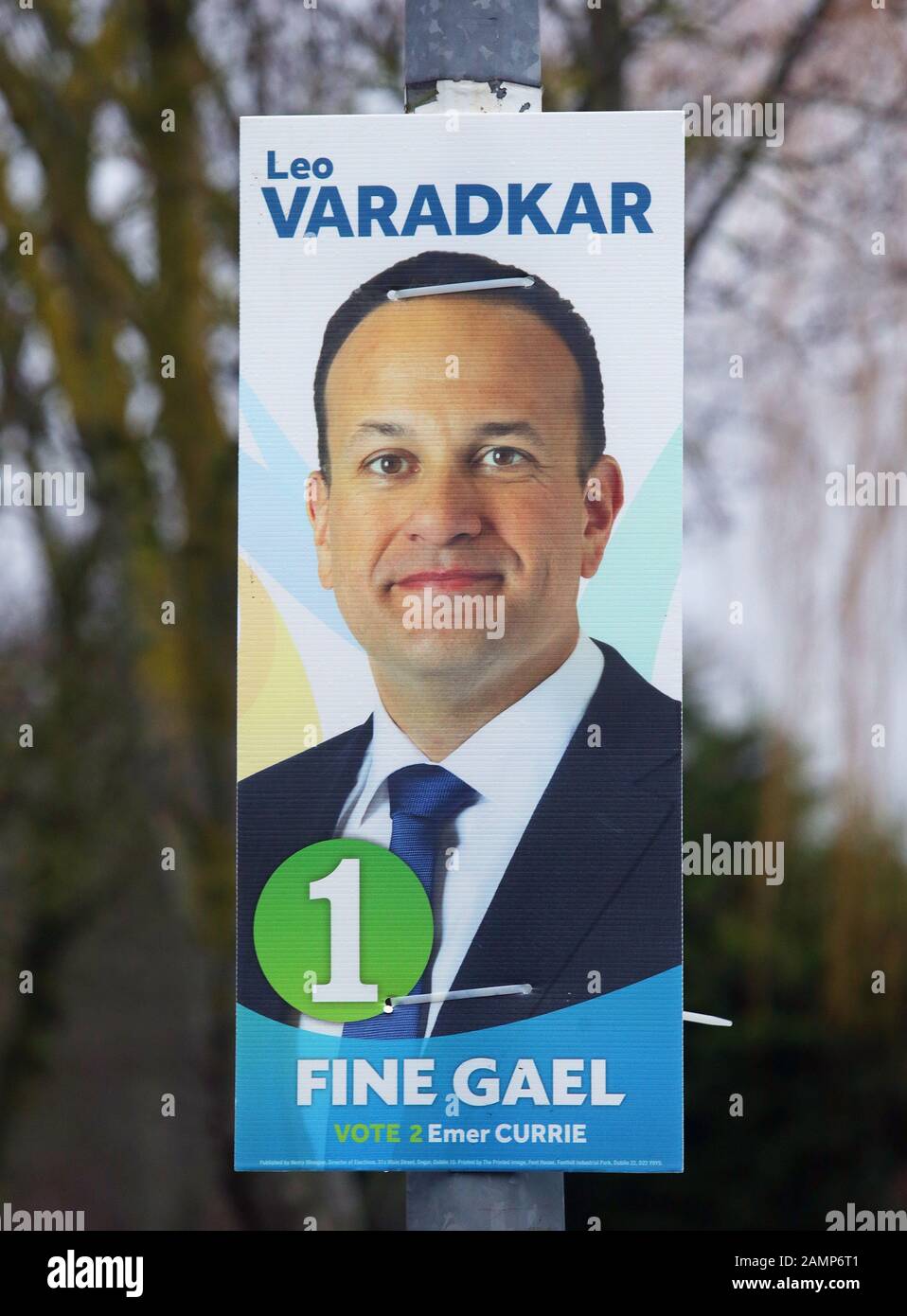 Ireland election 2020 poster hi-res stock photography and images - Alamy