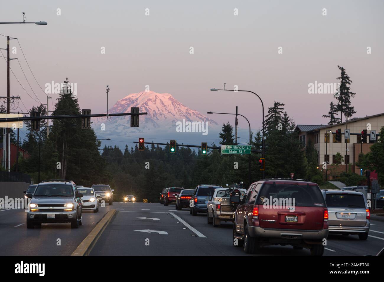 Intersection of washington and state street hi-res stock photography ...