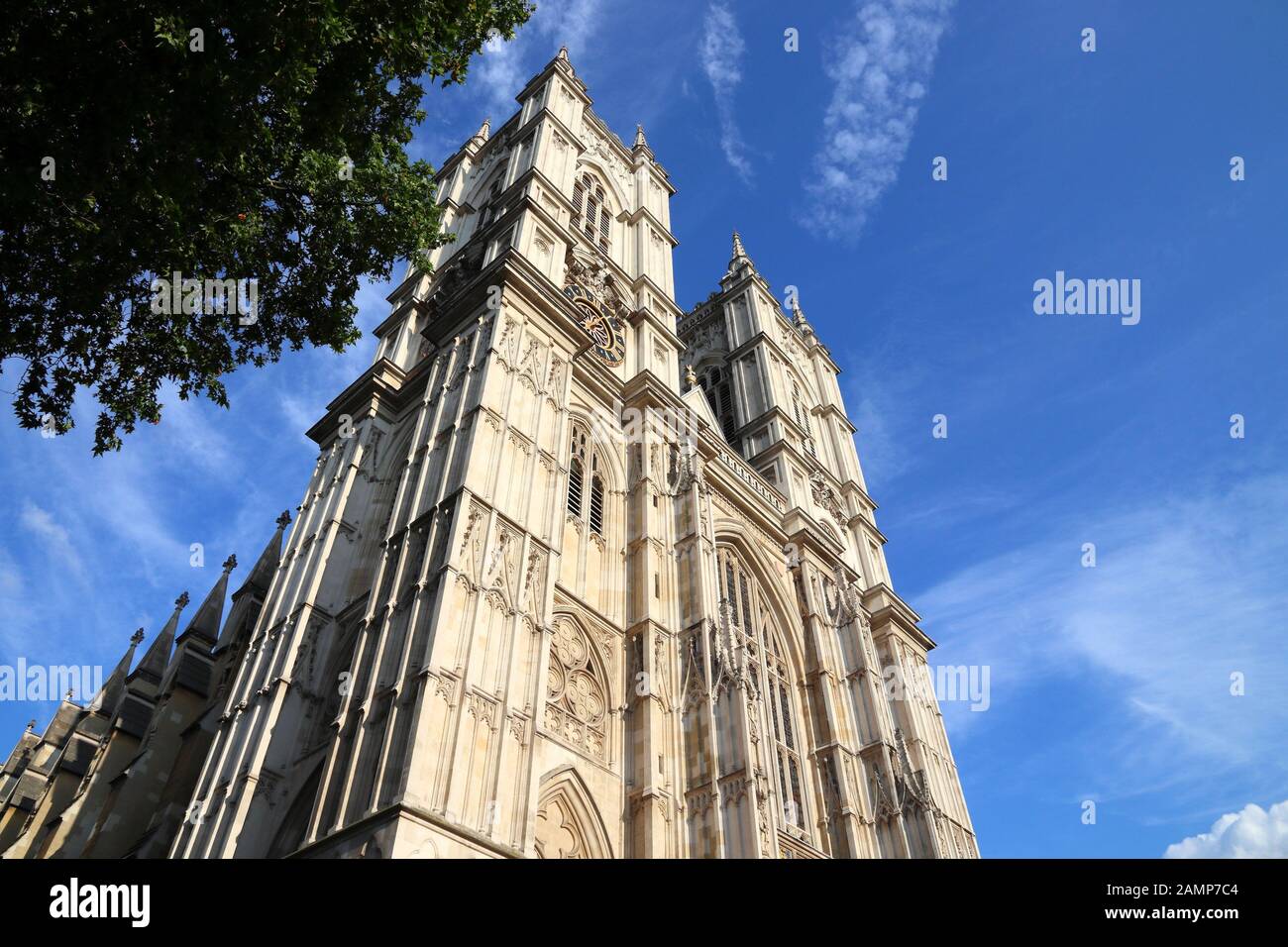 Westminster Abbey, London. Gothic abbey church in the City of ...