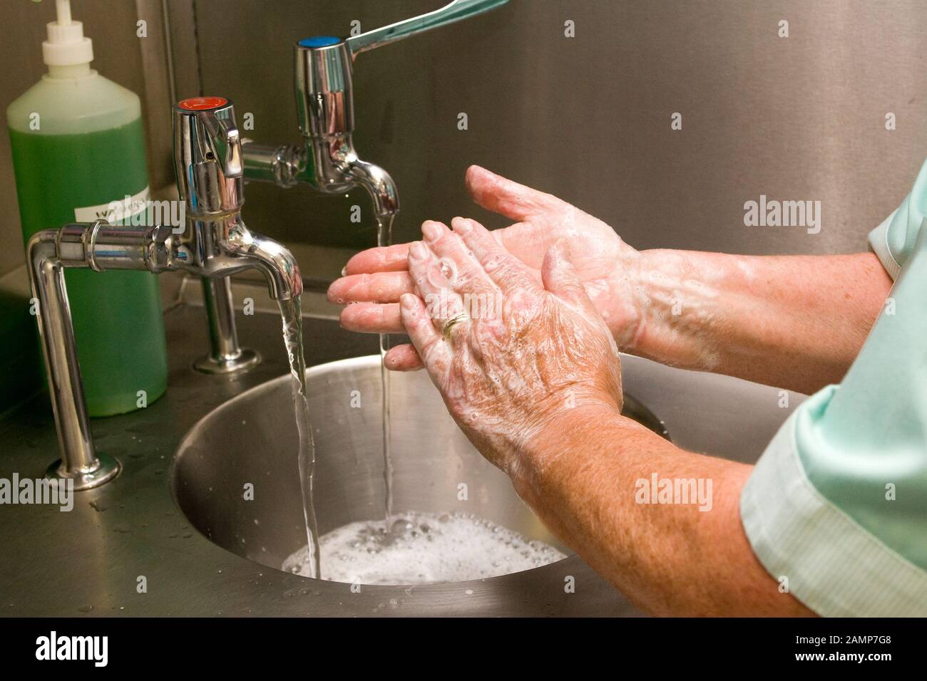 Medical Professional Washing Hands Stock Photo - Alamy