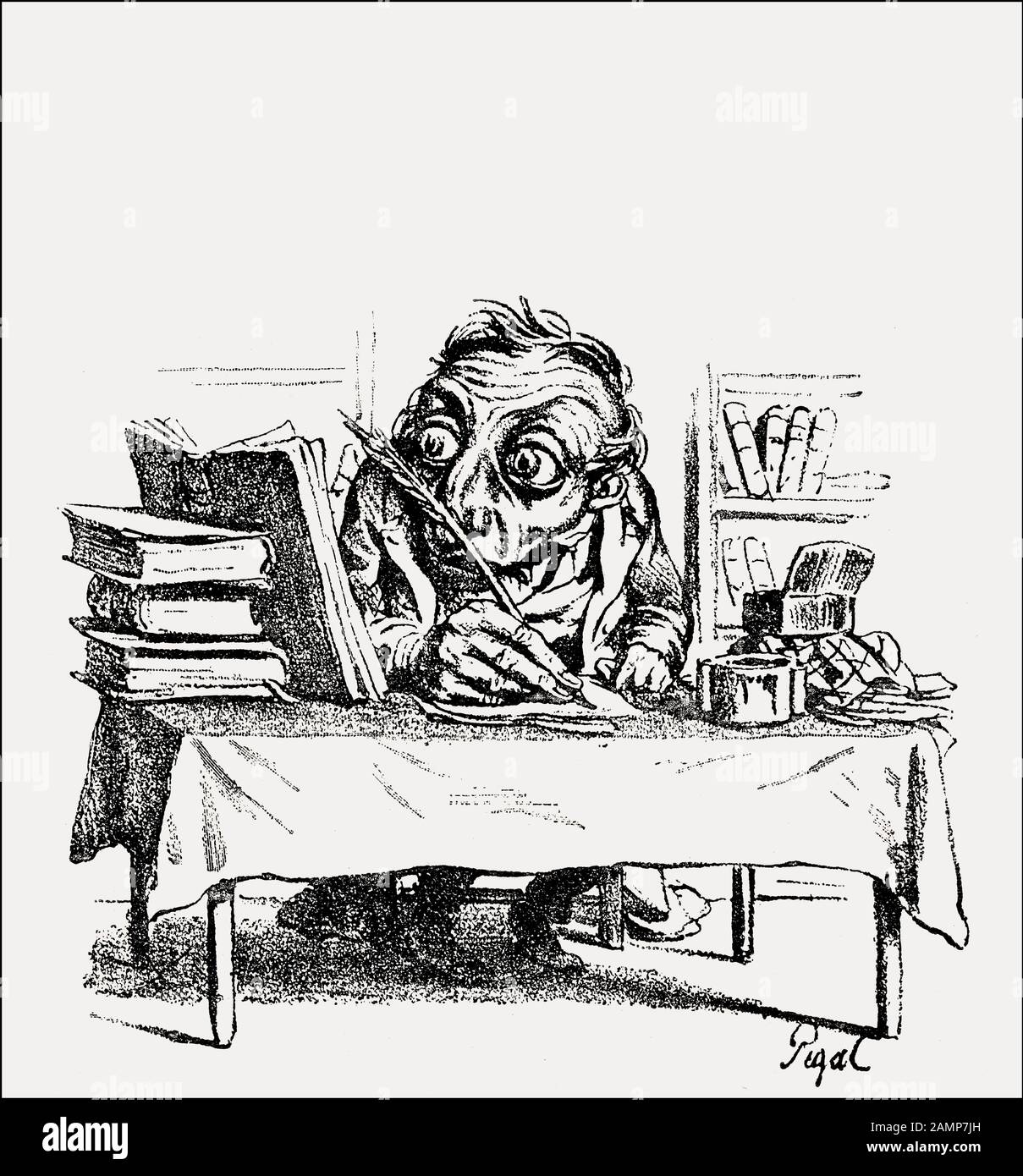 Plagiarism cartoon hi-res stock photography and images - Alamy