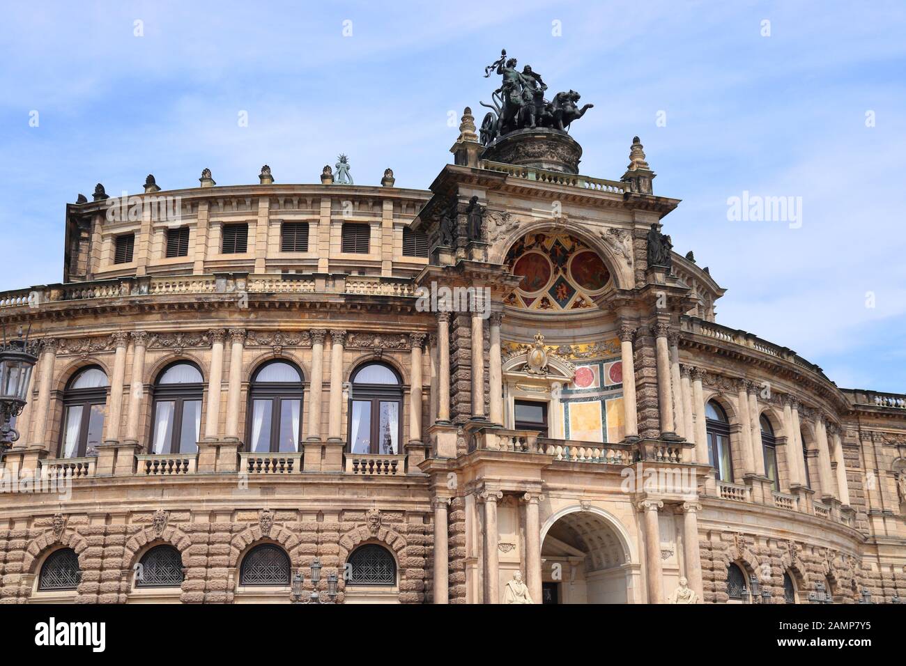 Dresden Semperoper (Saxony State Opera House), culture of Germany ...
