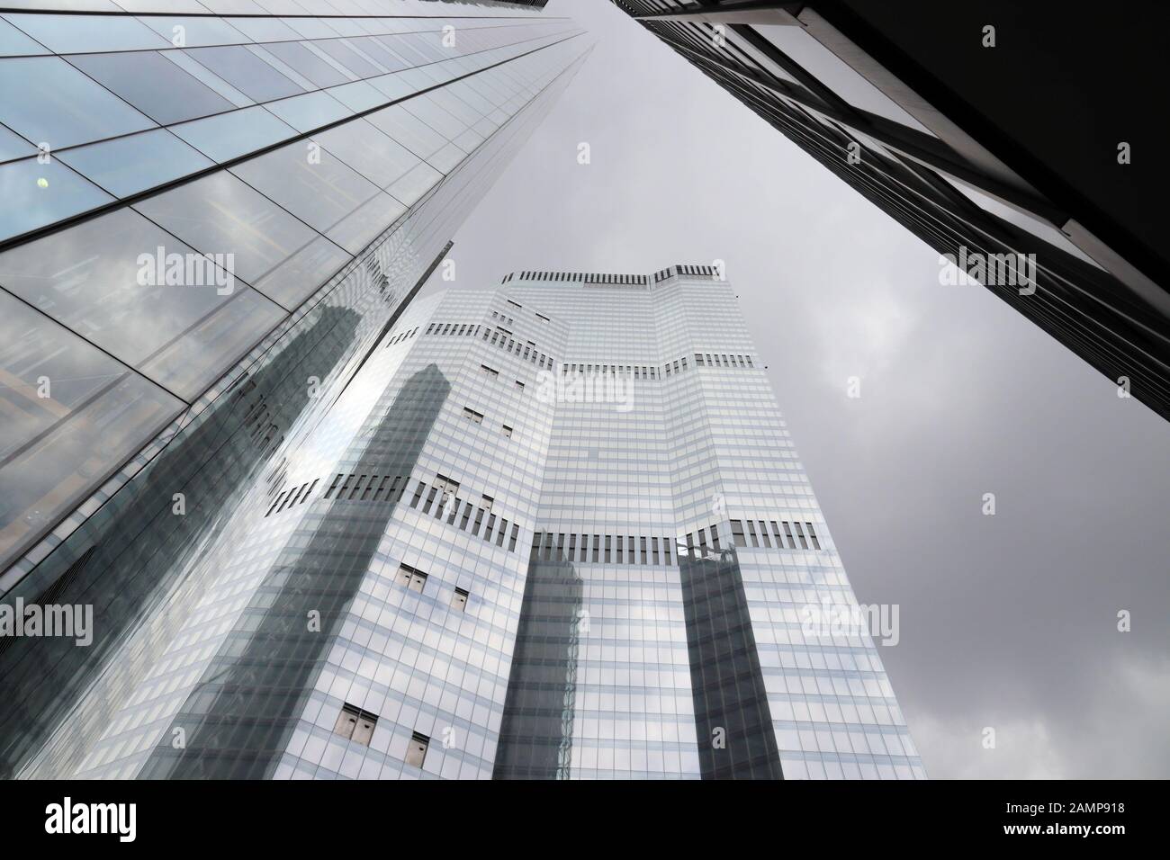 LONDON, UK - JULY 13, 2019: 22 Bishopsgate skyscraper under ...