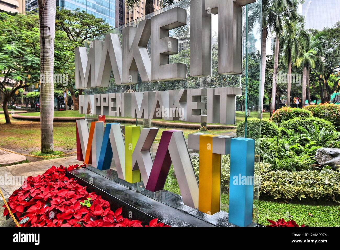 MANILA, PHILIPPINES - DECEMBER 7, 2017: Make It Happen, Make It Makati ...