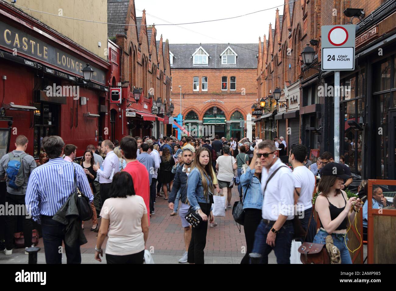 Dublin Castle Market Stock Photo - Alamy