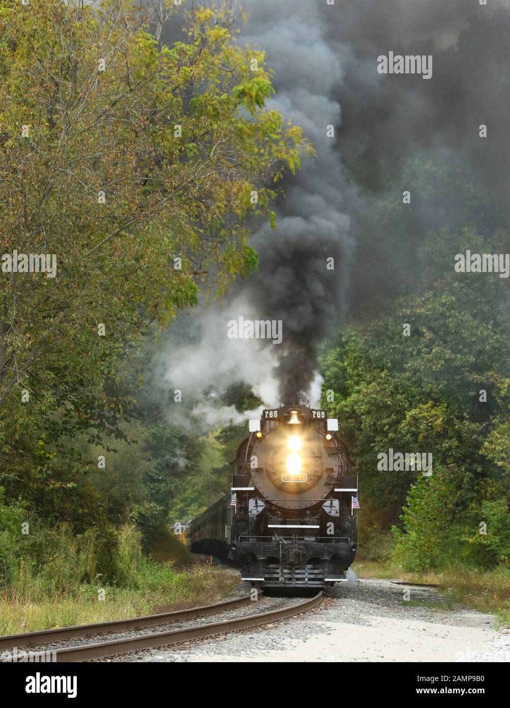 Nickel Plate Road no. 765 is a 2-8-4 "Berkshire" type steam locomotive ...