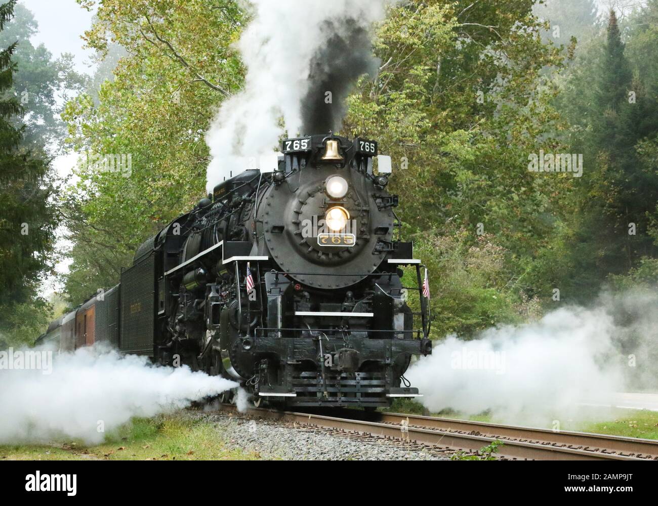 Nickel Plate Road no. 765 is a 2-8-4 "Berkshire" type steam locomotive ...