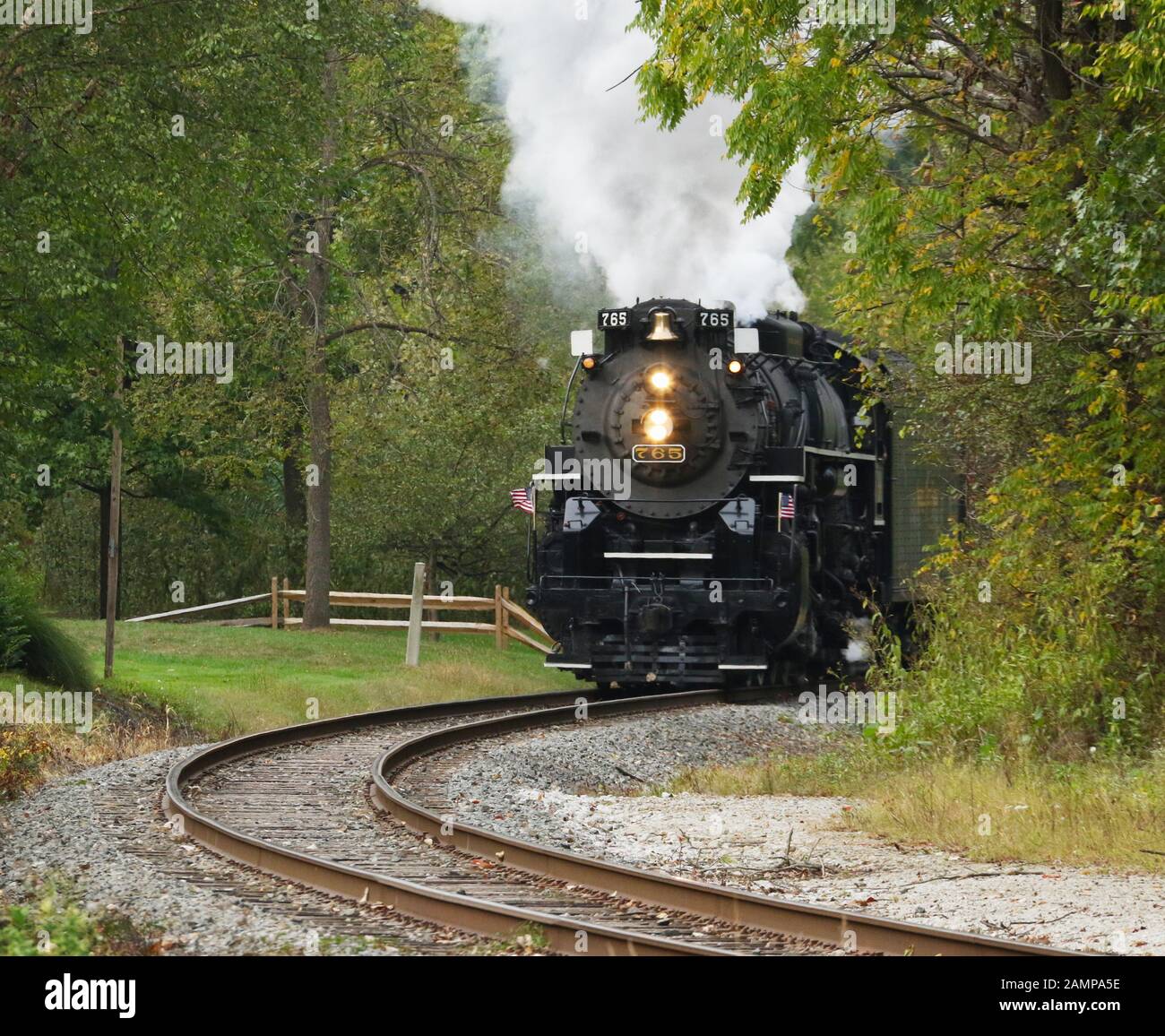 Nickel Plate Road no. 765 is a 2-8-4 "Berkshire" type steam locomotive ...