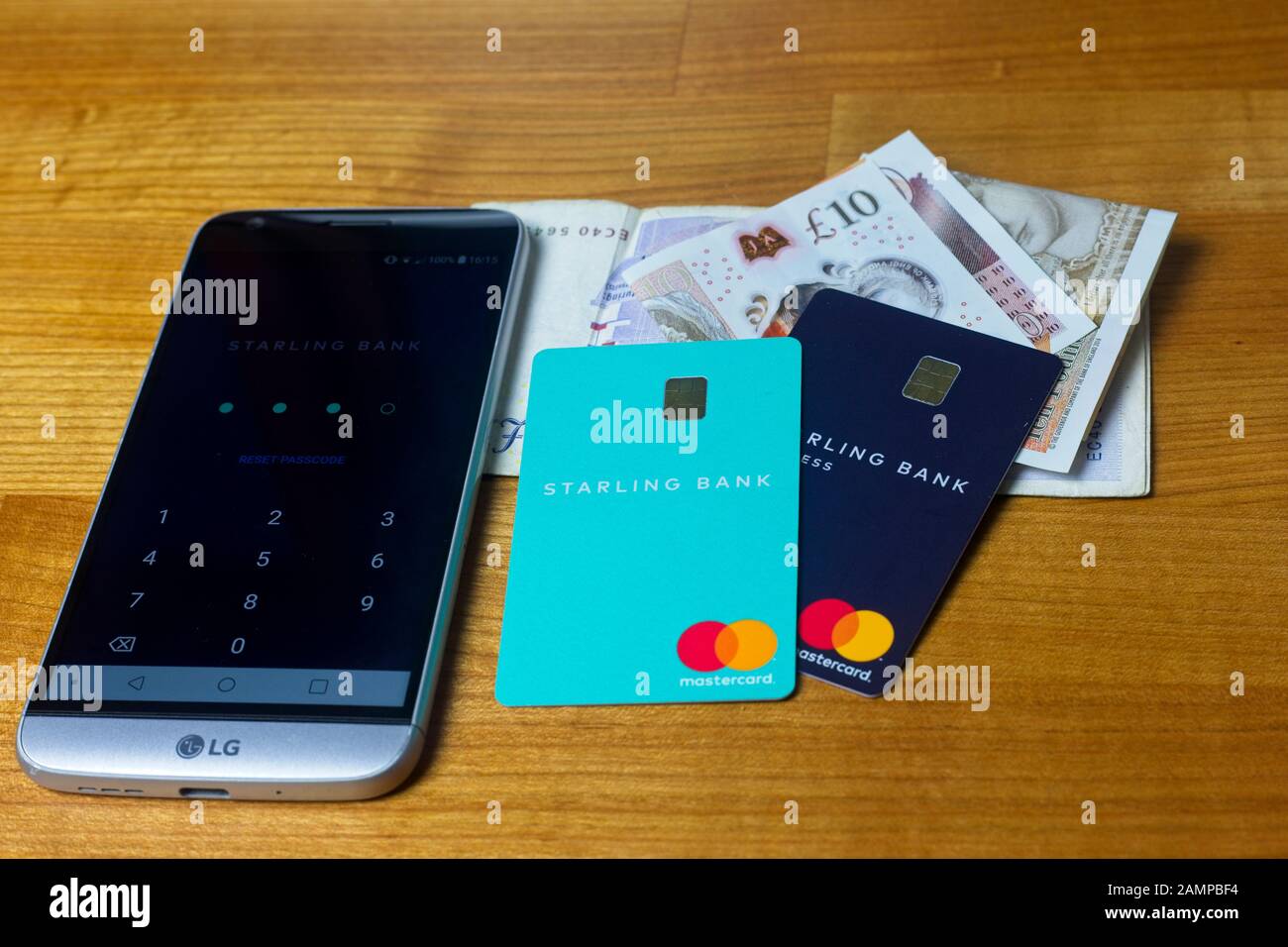 Starling bank personal and business debit cards operated by Mastercard ...