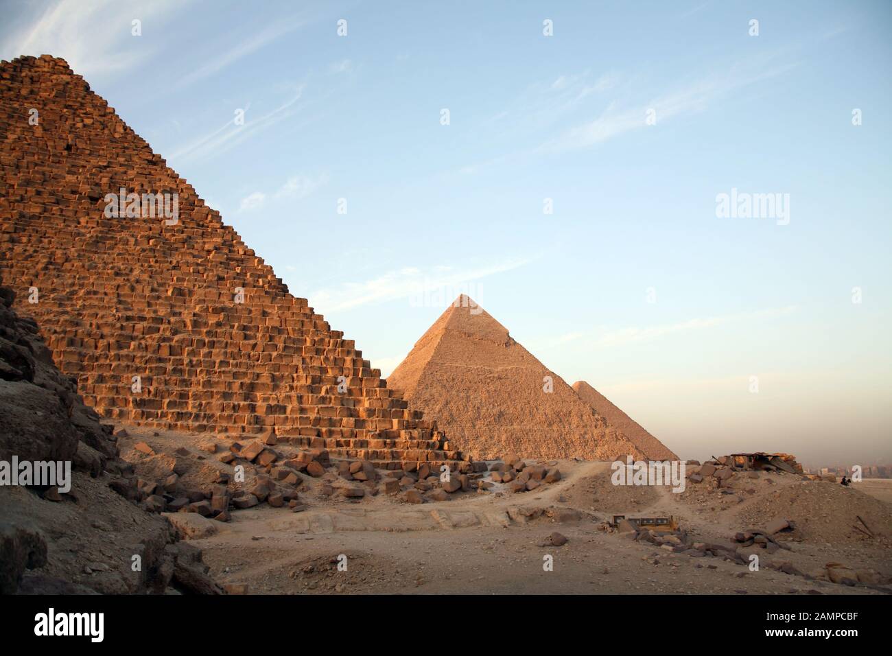 Grand egyptian museum pyramid hi-res stock photography and images - Alamy