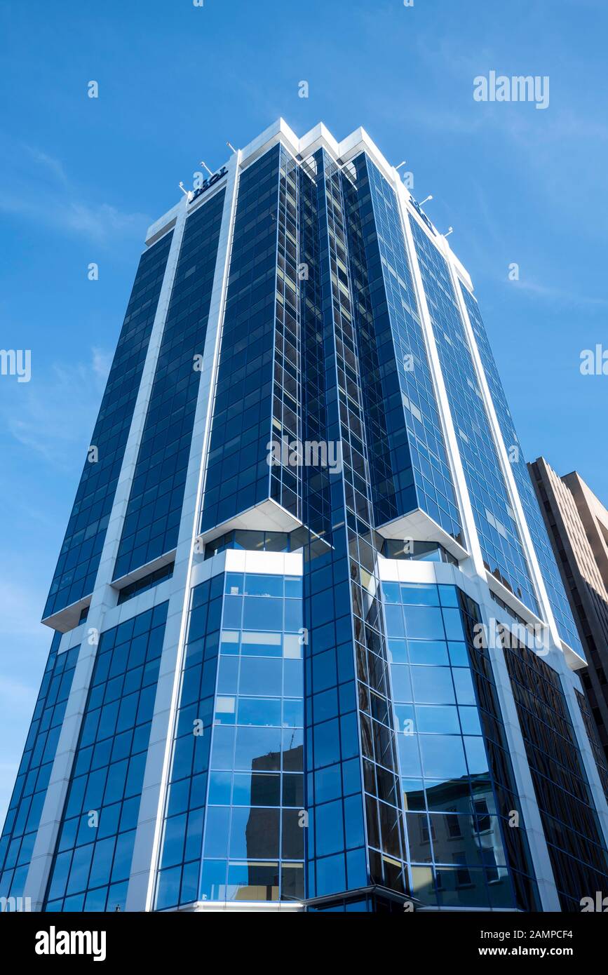 HSBC office tower with glass facade, Halifax, Nova Scotia, Canada Stock ...