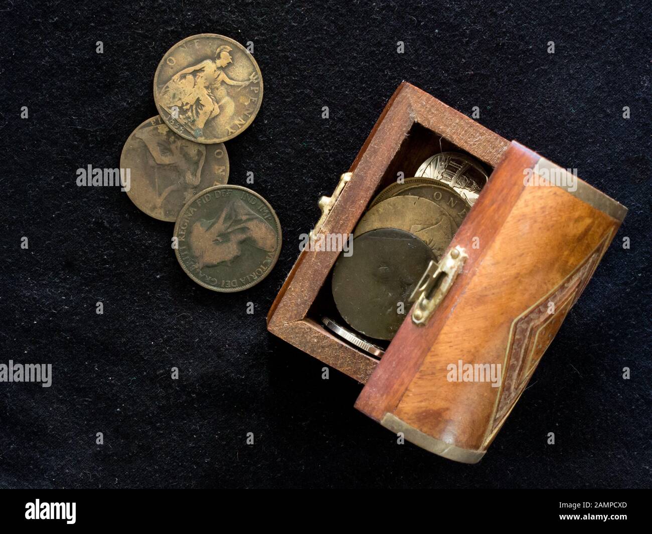 Old south africa coins hi-res stock photography and images - Alamy