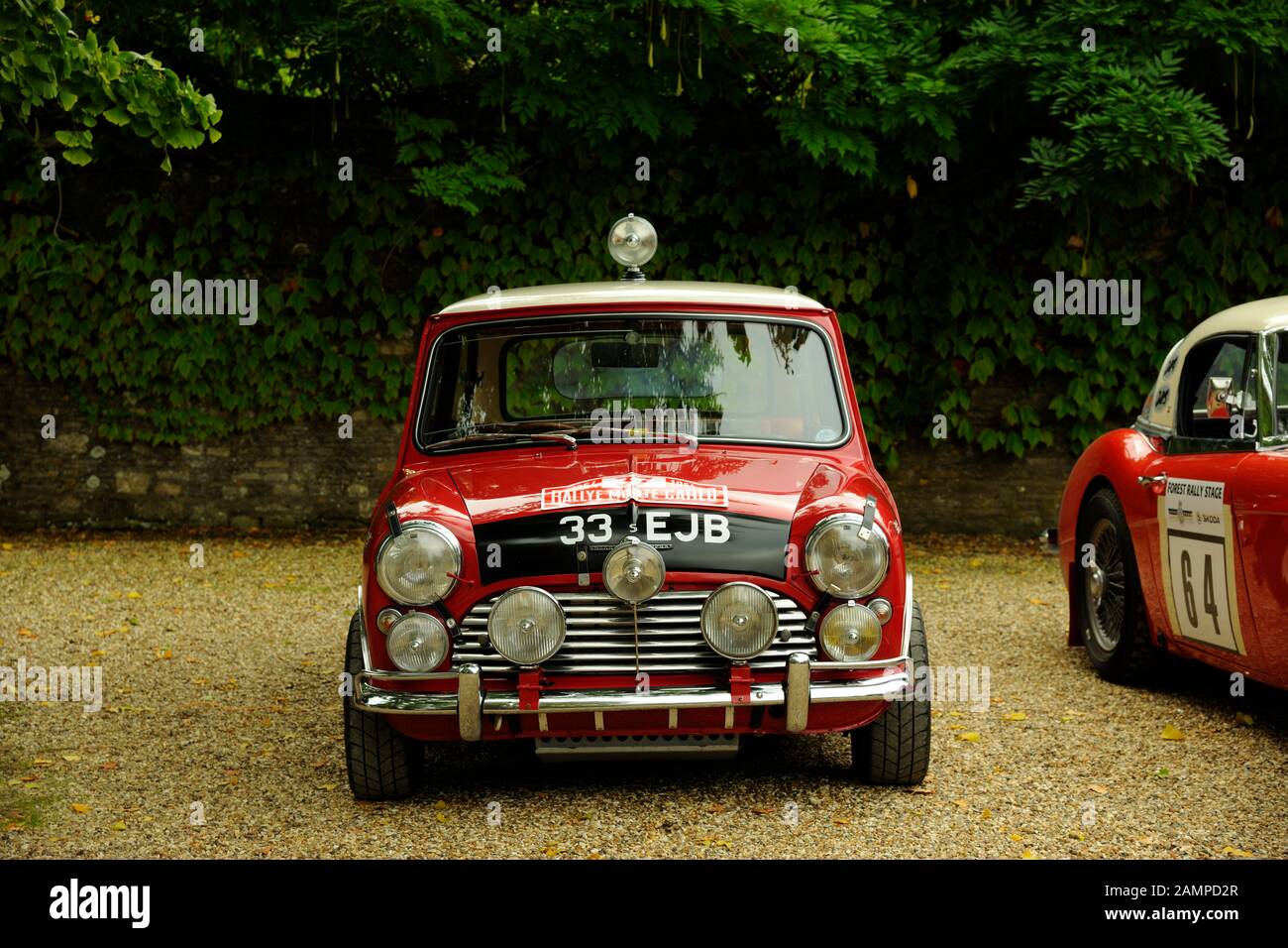Replica of Paddy Hopkirk's 1964 Monte Carlo Rally winning Mini, 33 EJB ...