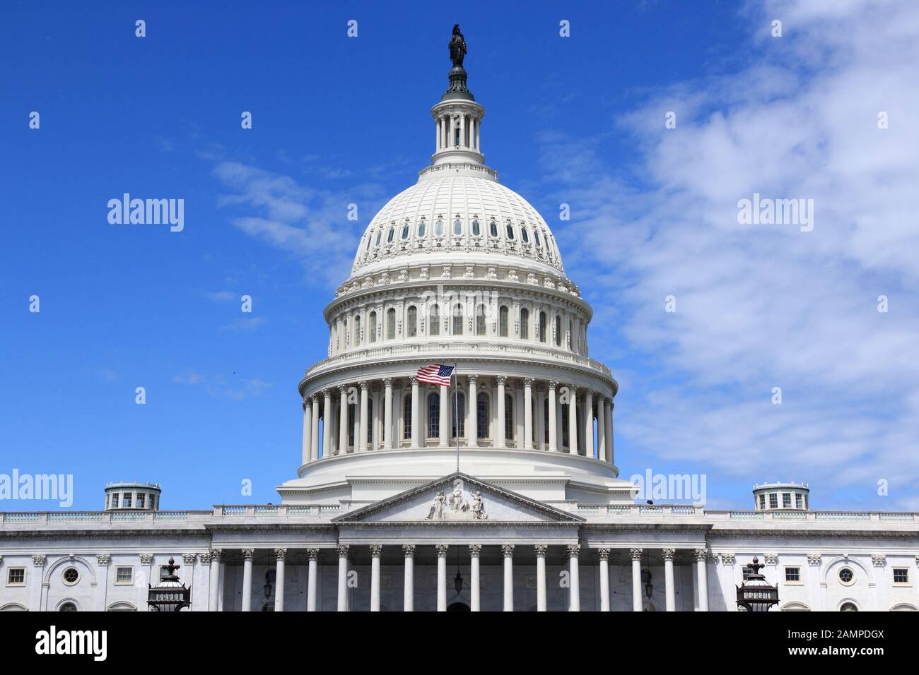 US National Capitol in Washington, DC. American landmark Stock Photo ...